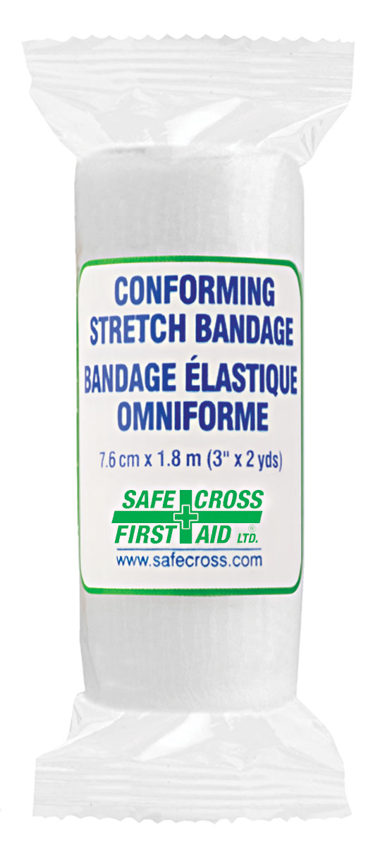 CONFORMING STRETCH BANDAGE - 7.6 cm x 1.8 m EACH - First Aid Direct