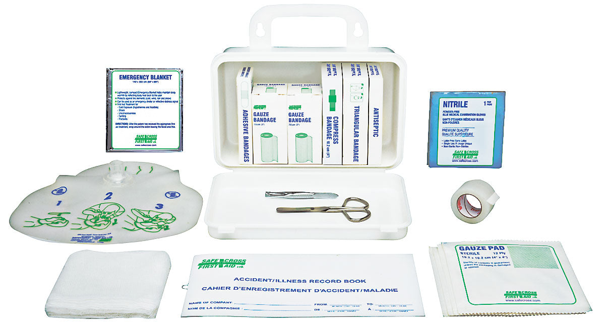 Federal Type A First Aid Kit | Plastic Case | Canada OHS Compliant ...