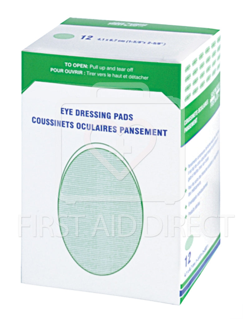 EYE DRESSING PADS 12/BOX - First Aid Direct