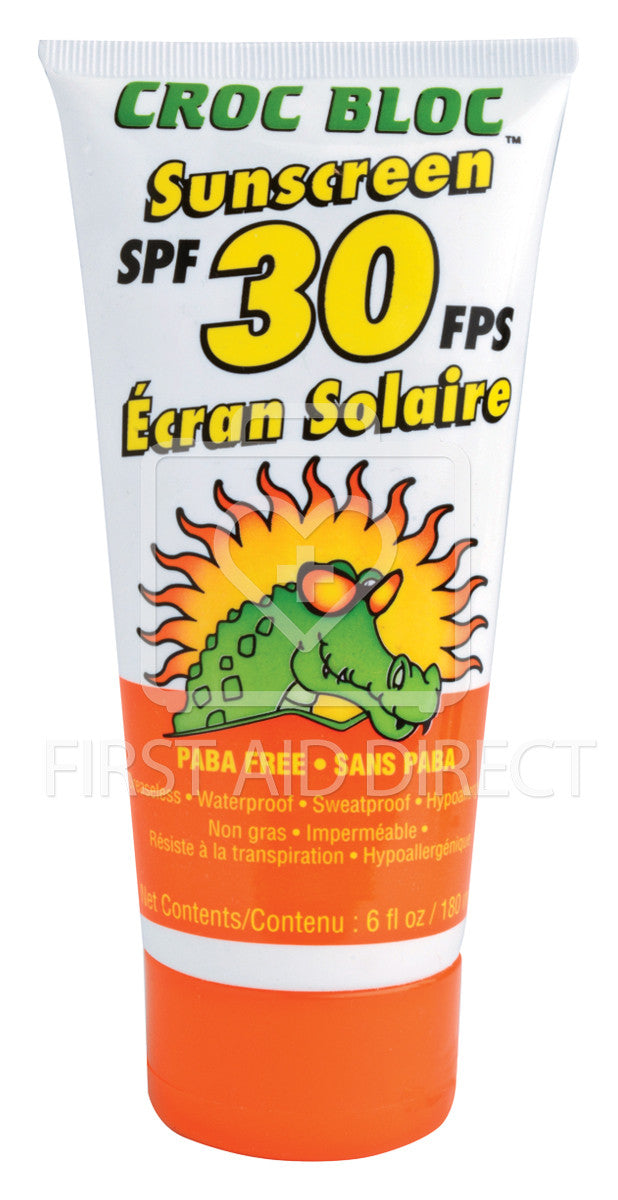 CROC BLOC SUNSCREEN LOTION - SPF 30 180 mL - First Aid Direct